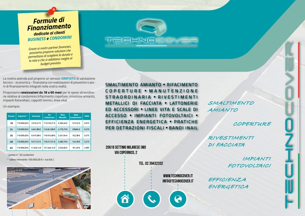 Presentazione azienda | Technocover